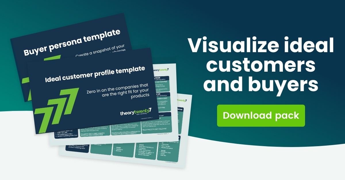 SaaS ICP and Persona Template Pack | theorytwenty7 marketing